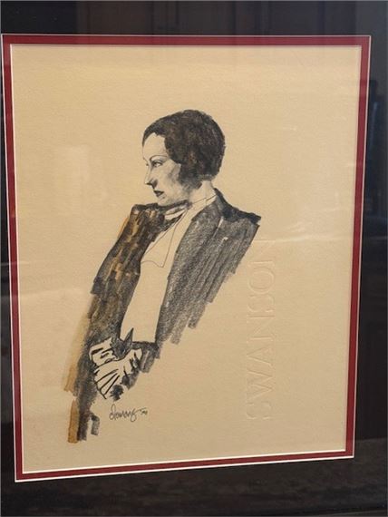 Phyllis Demong | Original Art Of Gloria Swanson Signed /Dated 1974 ...