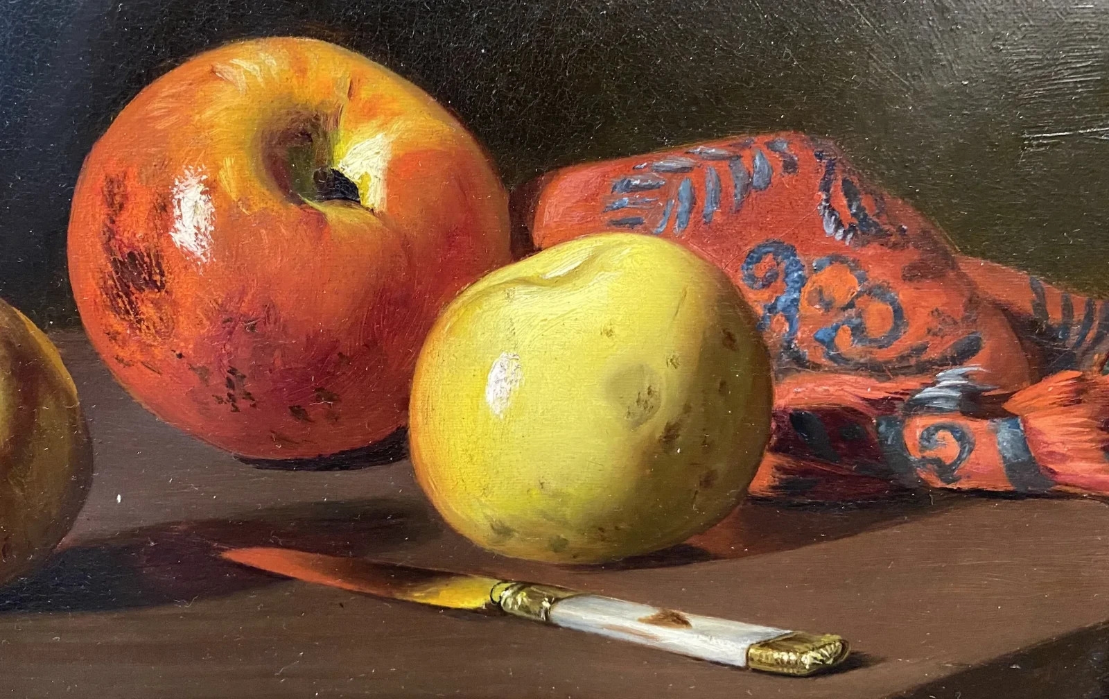 Andrew John Henry Way | Still Life with Apples (1883) | MutualArt