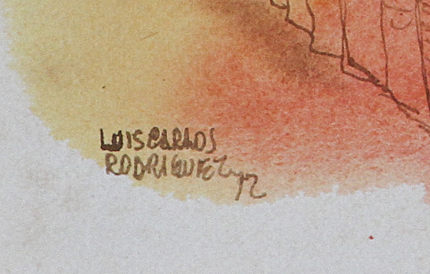 Luis Carlos Rodriguez | Original Vintage Miguel De Cervantes Portrait ...