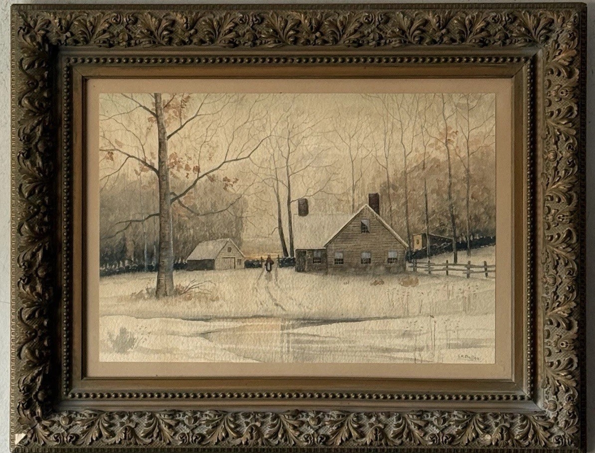 Samuel Roscoe Chaffee | 19th Century Landscape Painting Old Hudson ...