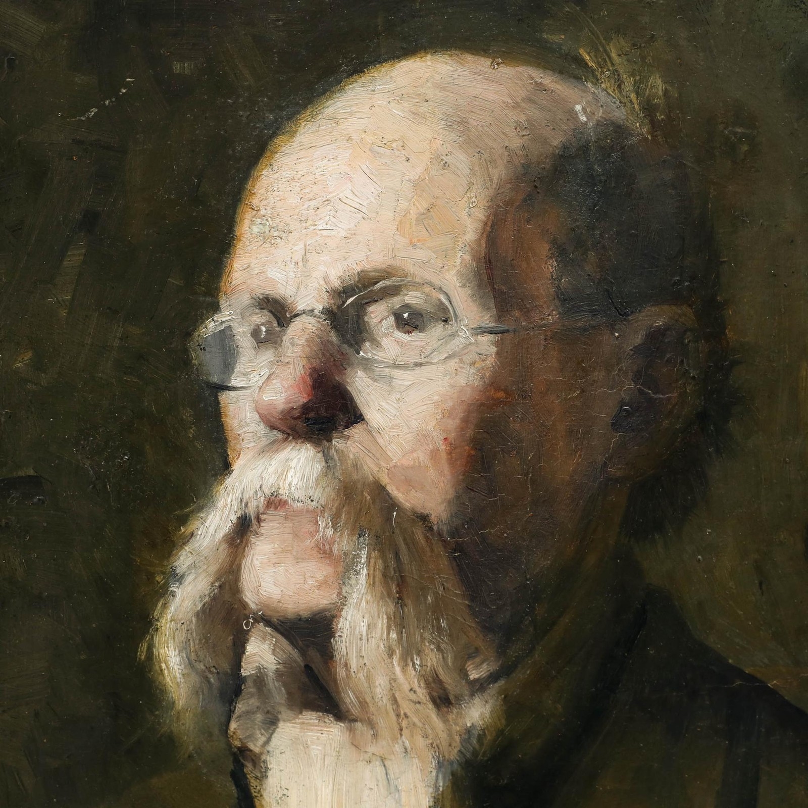 Franz Seraph von Lenbach | Portrait of a German Gentleman (Early 20th ...