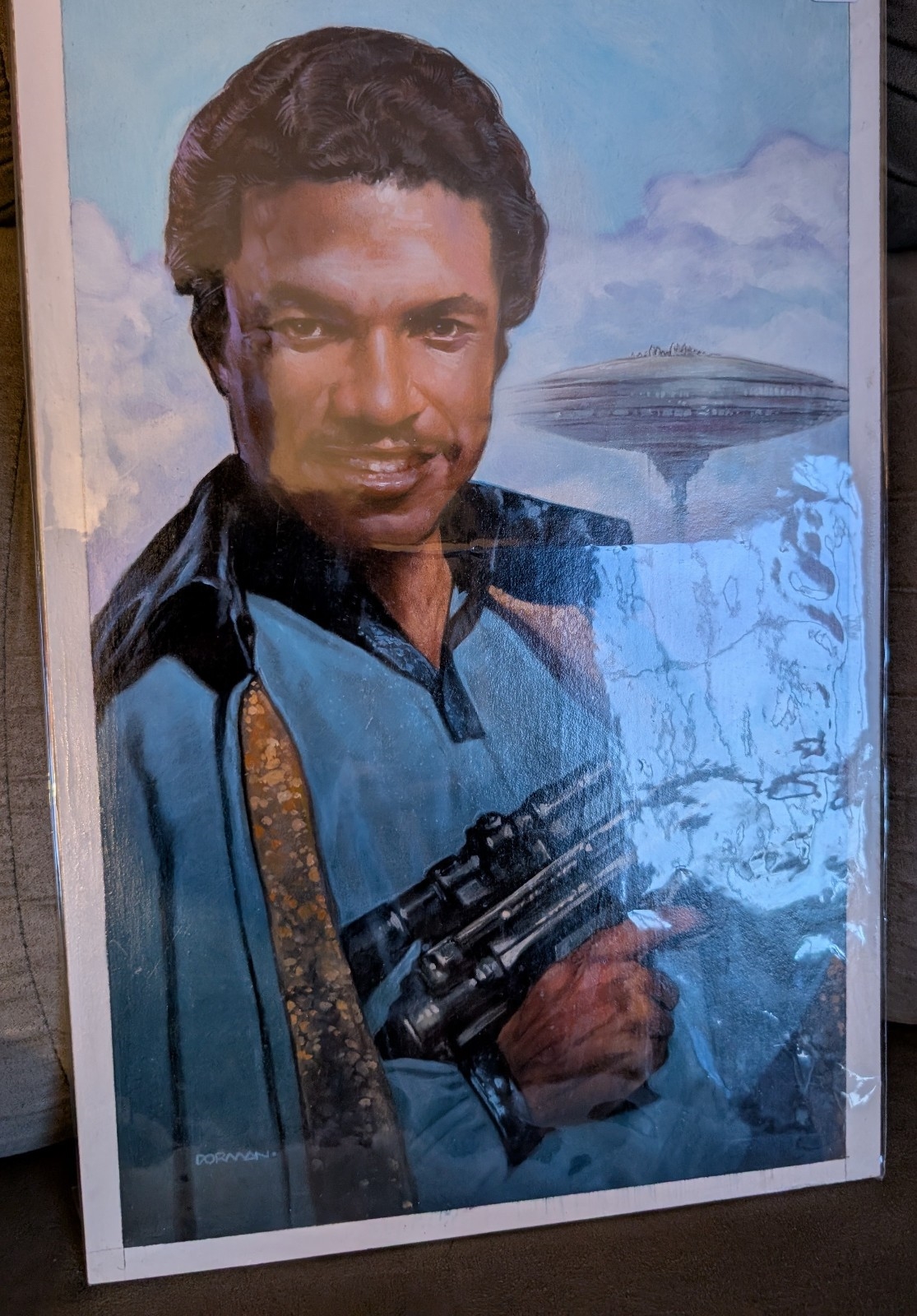 Dave Dorman | One-of-a-Kind Original Oil Painting of Lando Calrissian ...