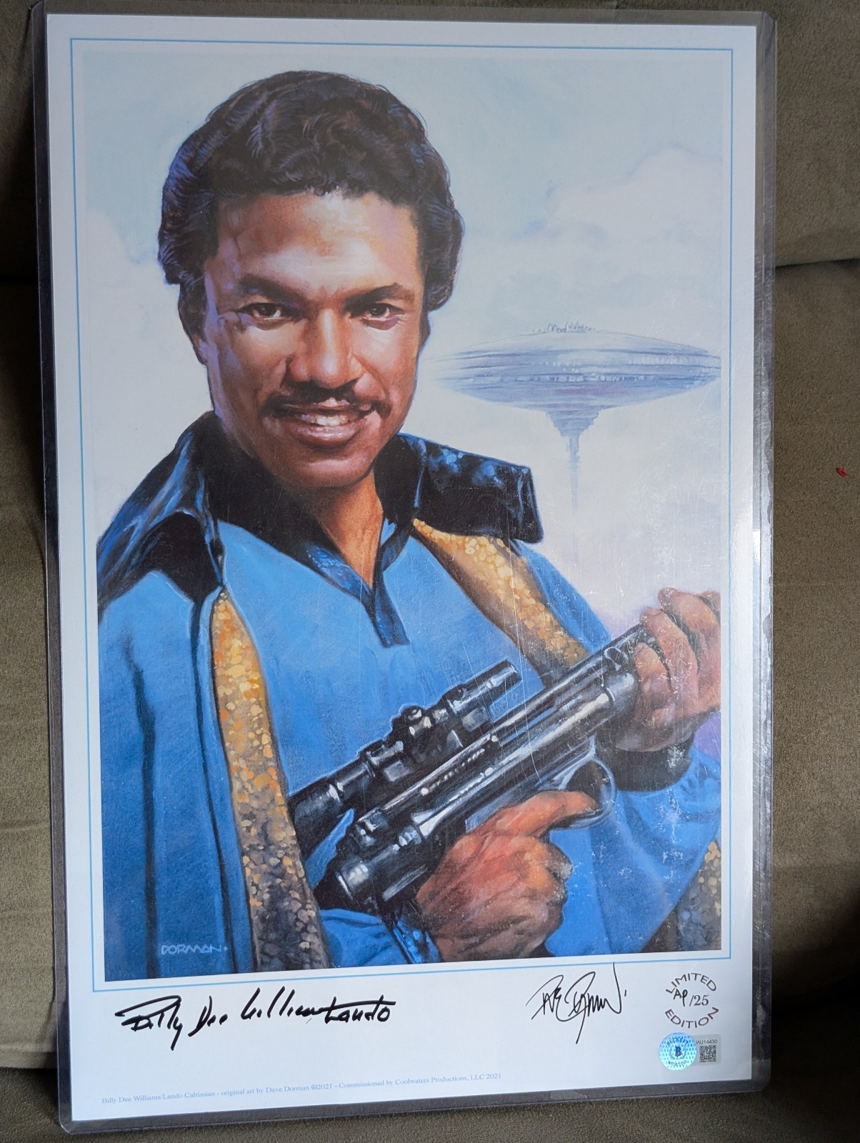 Dave Dorman | One-of-a-Kind Original Oil Painting of Lando Calrissian ...