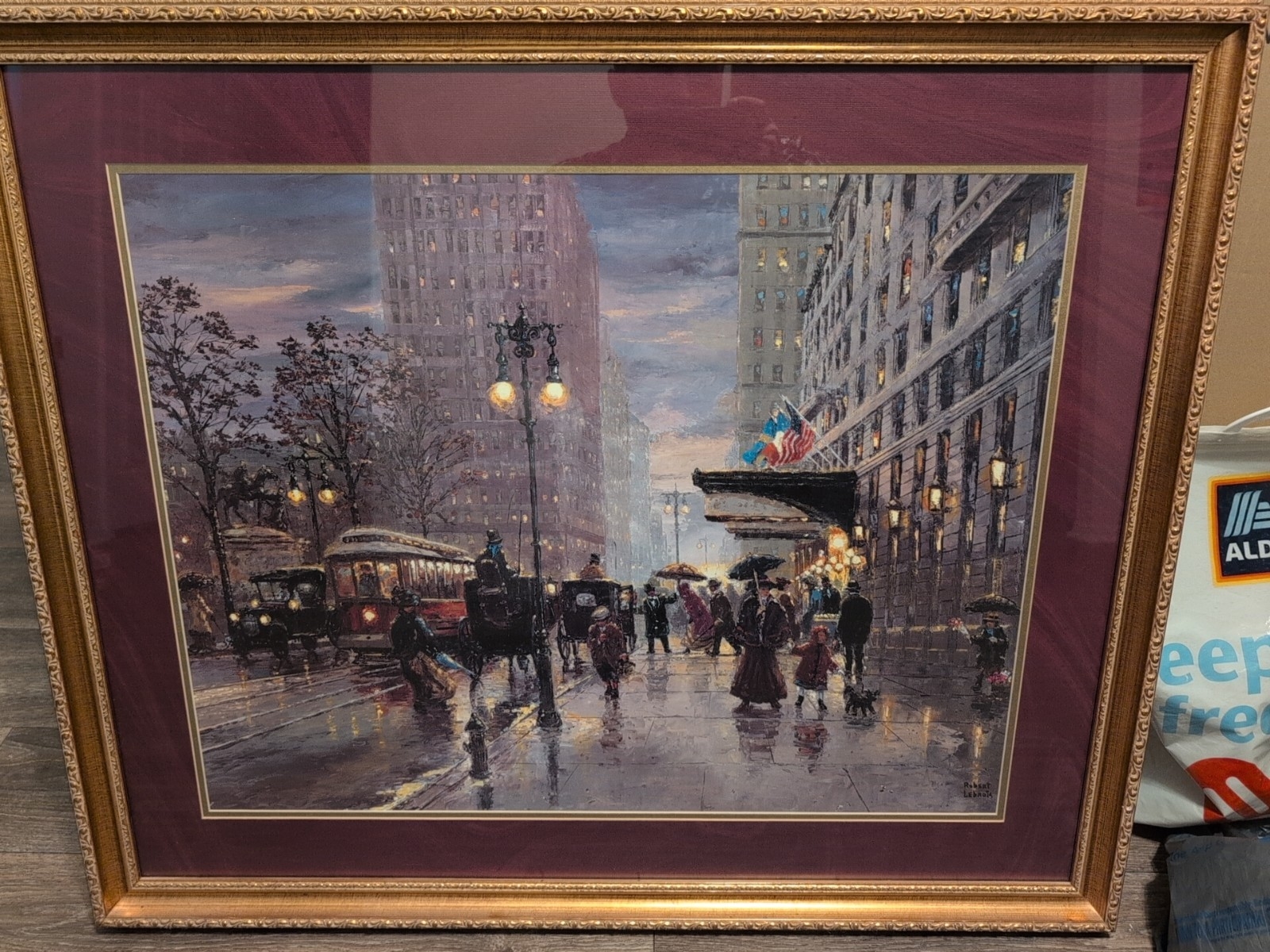 Robert Lebron | Robert LeBron Signed Oil Painting Large | MutualArt