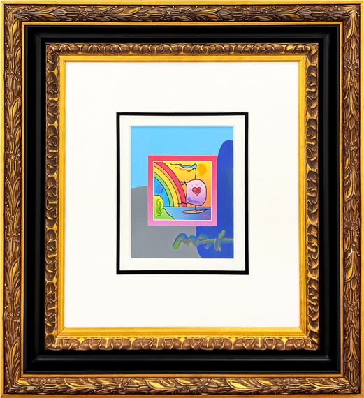 Peter Max | Sailboat With Hearts On Blends (2010 - 2019) | MutualArt