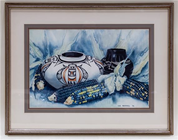 Lee Rommel | Blue Corn and Hopi Pottery (1976) | MutualArt