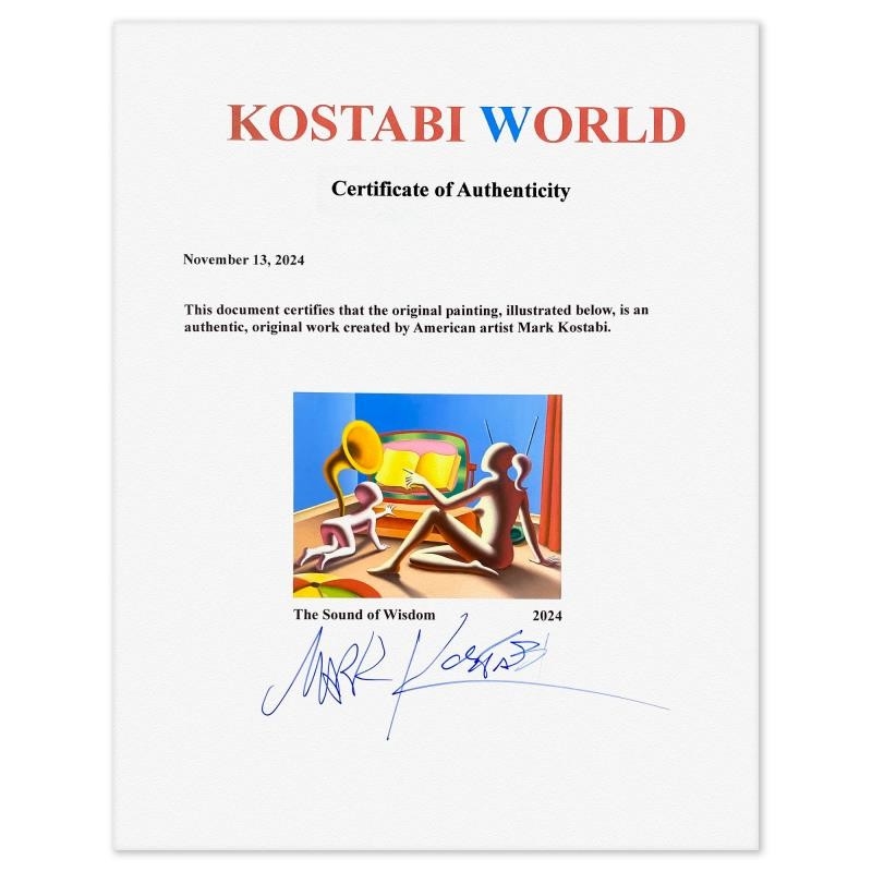 Mark Kostabi | The Sound of Wisdom | MutualArt