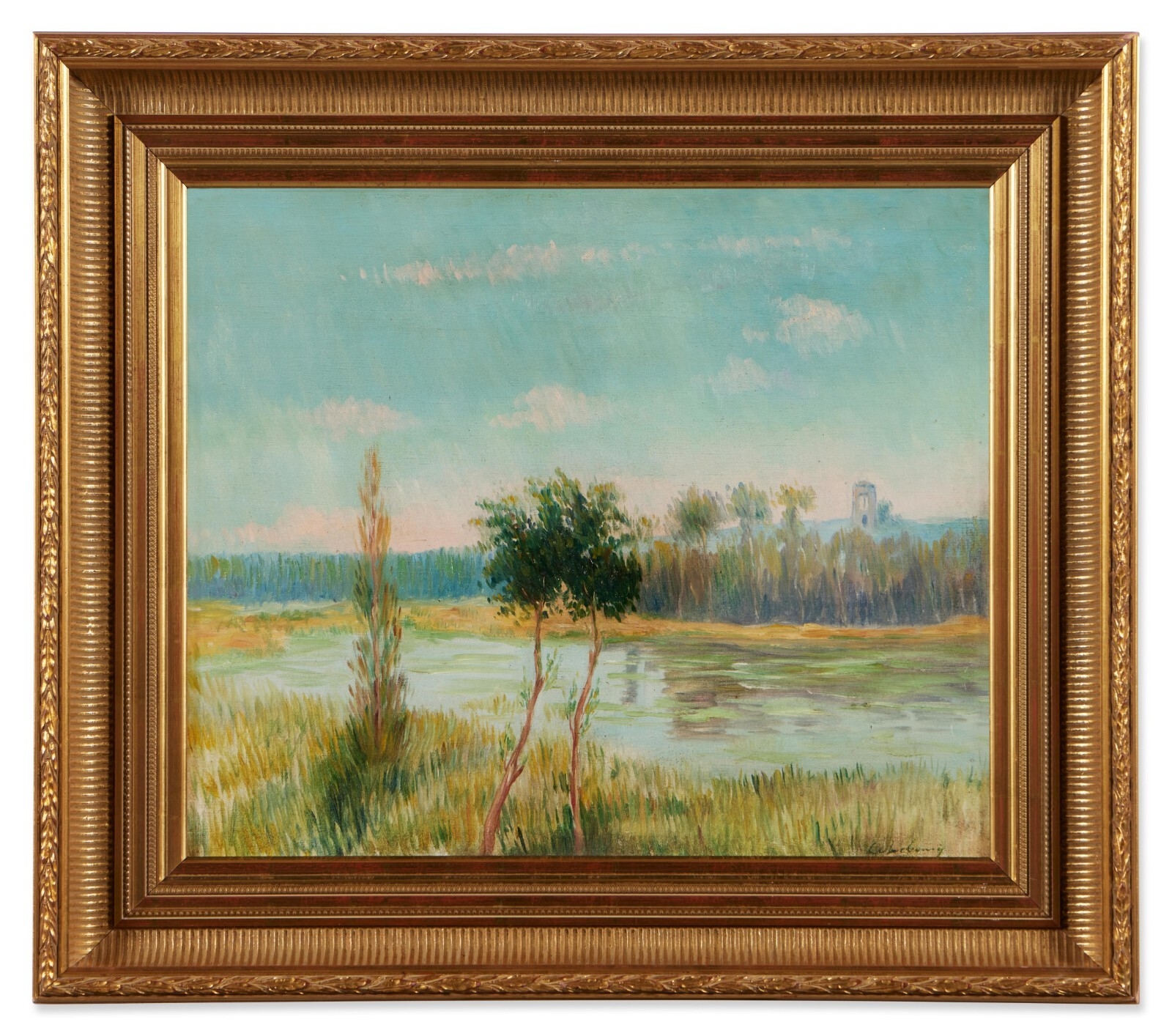 Albert Marie Lebourg | Large French Impressionist oil painting (1849 ...