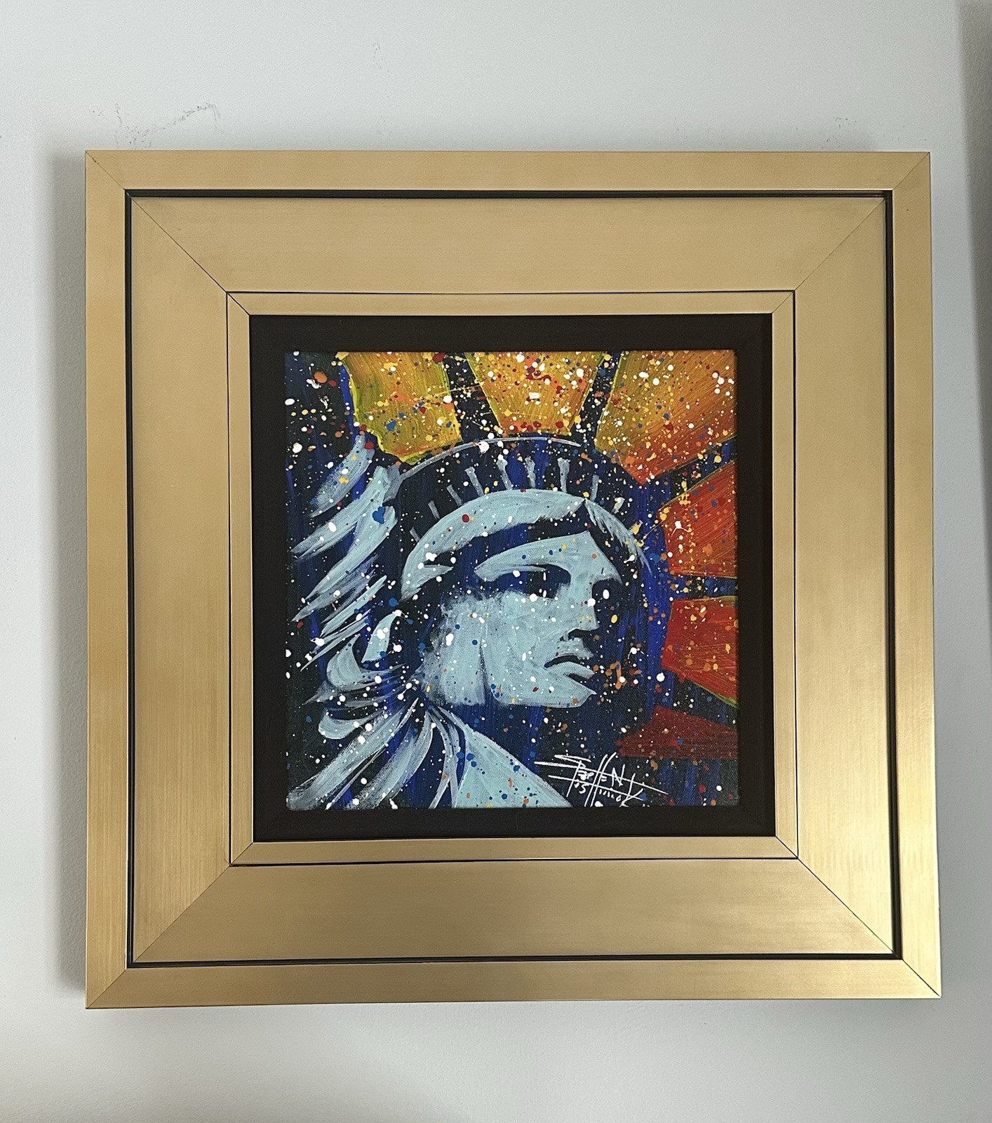 Stephen Fishwick | Unique Delta Face Acrylic Painting Canvas (2019 ...