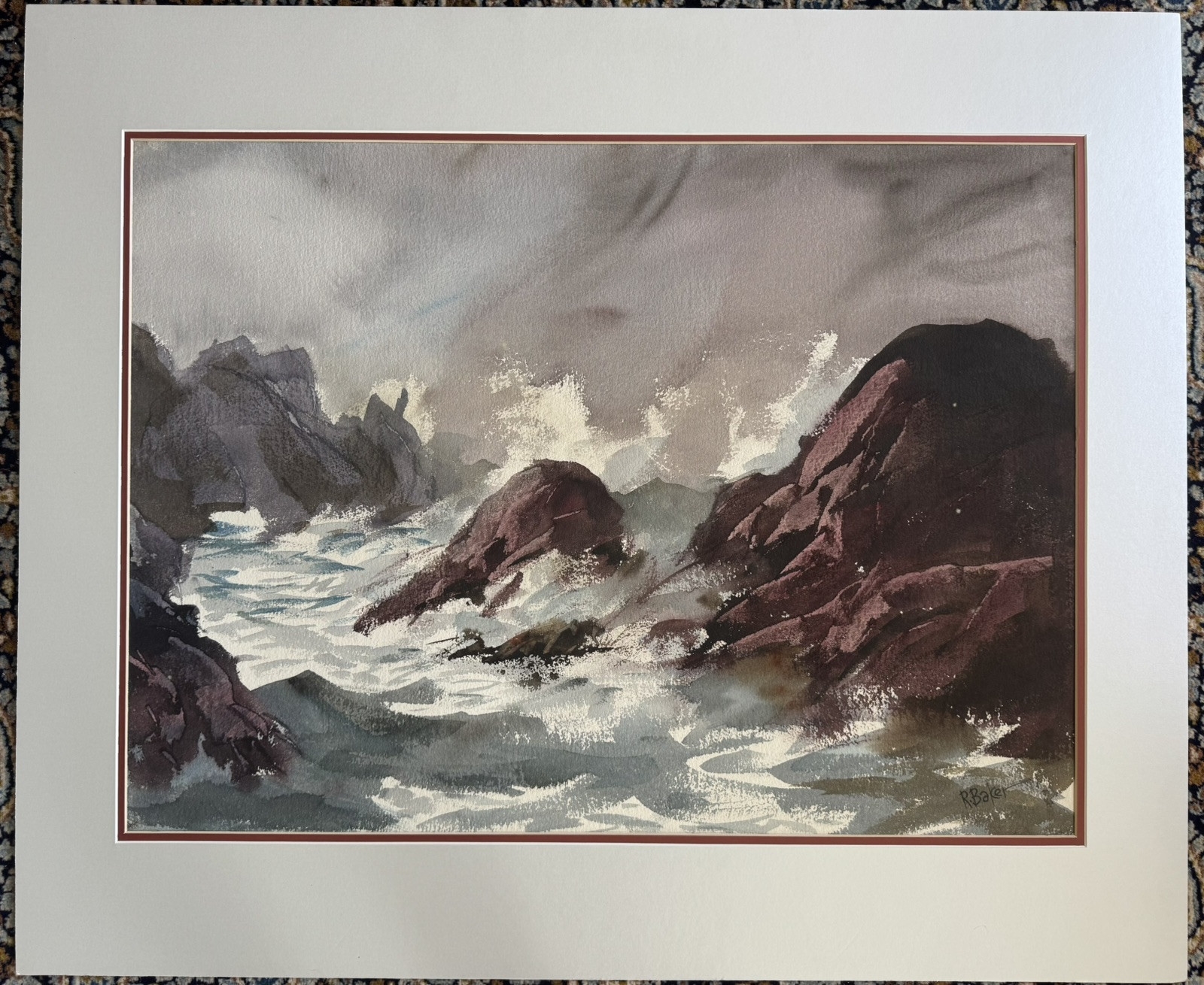 Ralph Baker | A Stormy Coast (1930s) | MutualArt
