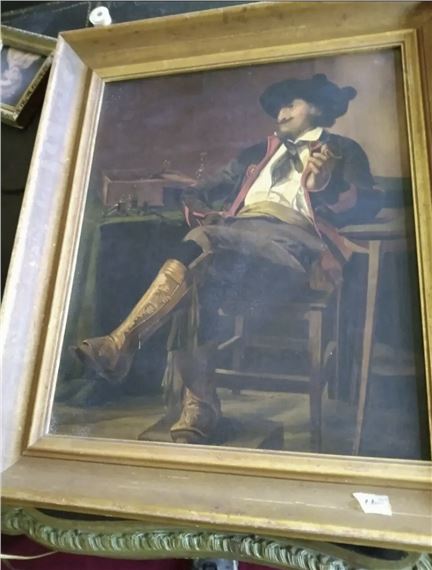 François Bonvin | Self Portrait As, “Cavilear” (1817) | MutualArt