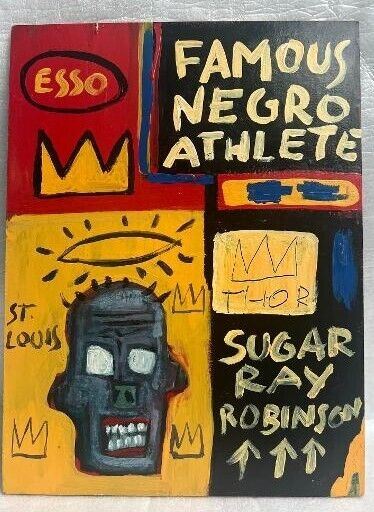 Jean-Michel Basquiat | Sugar Ray Robinson (1983) | MutualArt