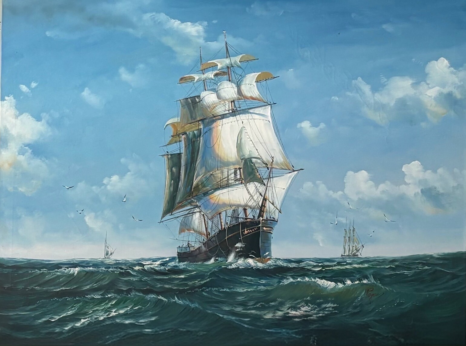 Peter Wilfrid‏ Rogers | Original Vintage Peter Rogers Oil On Canvas ...