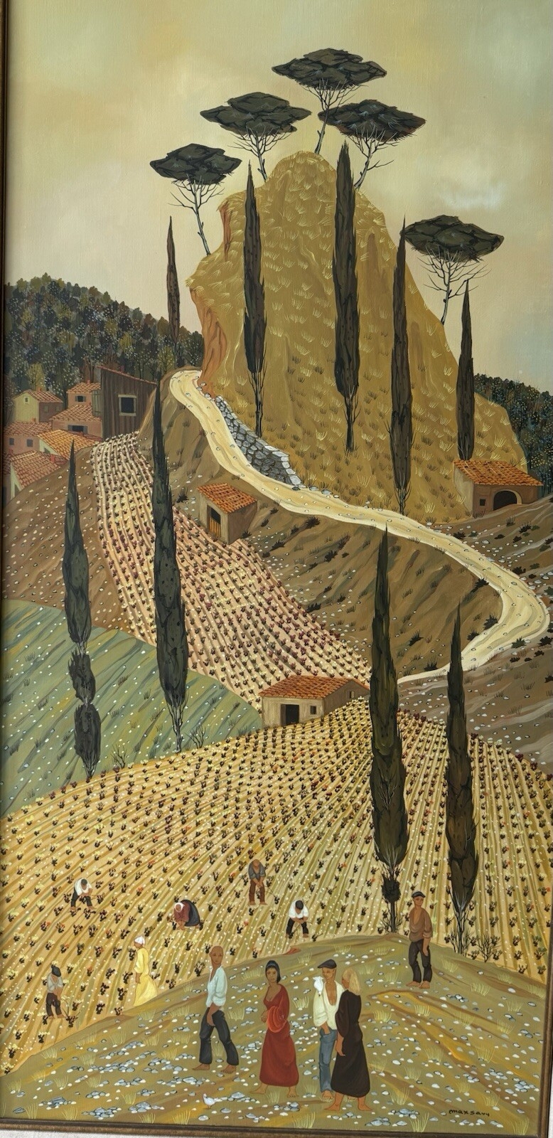 Max Savy | The Path on the Cypress (1970) | MutualArt