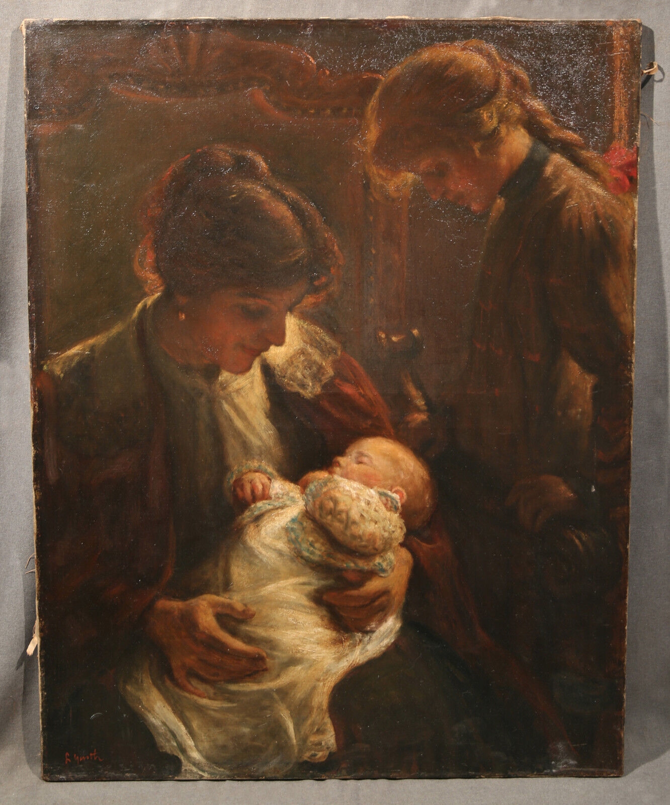 Lillian Mathilde Genth | Mother,Daughter & Baby (1800 - 1899) | MutualArt