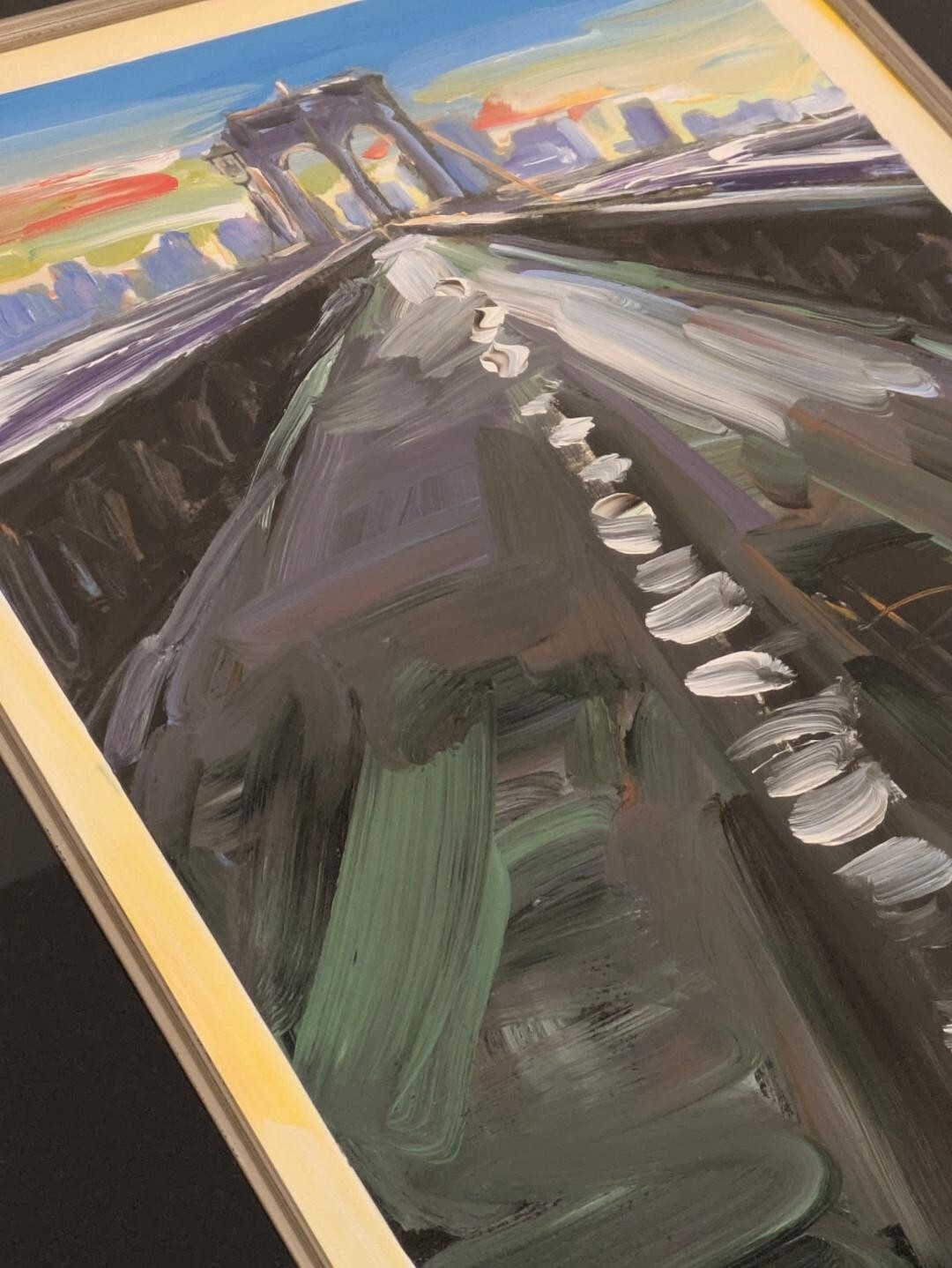 Peter Max | Brooklyn Bridge III Ver. II #9 mixed media (2010 - 2019 ...