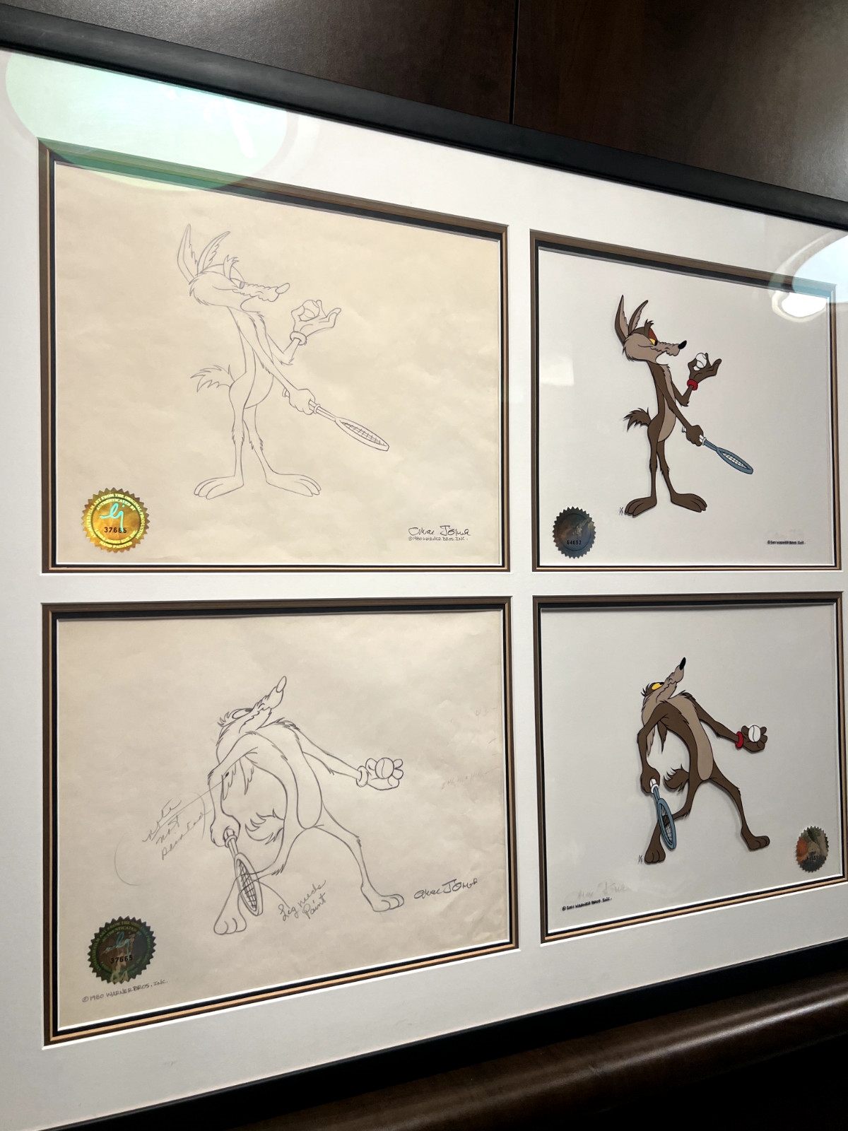 Chuck Jones | WILEY E COYOTE PLAYING TENNIS (2001) | MutualArt