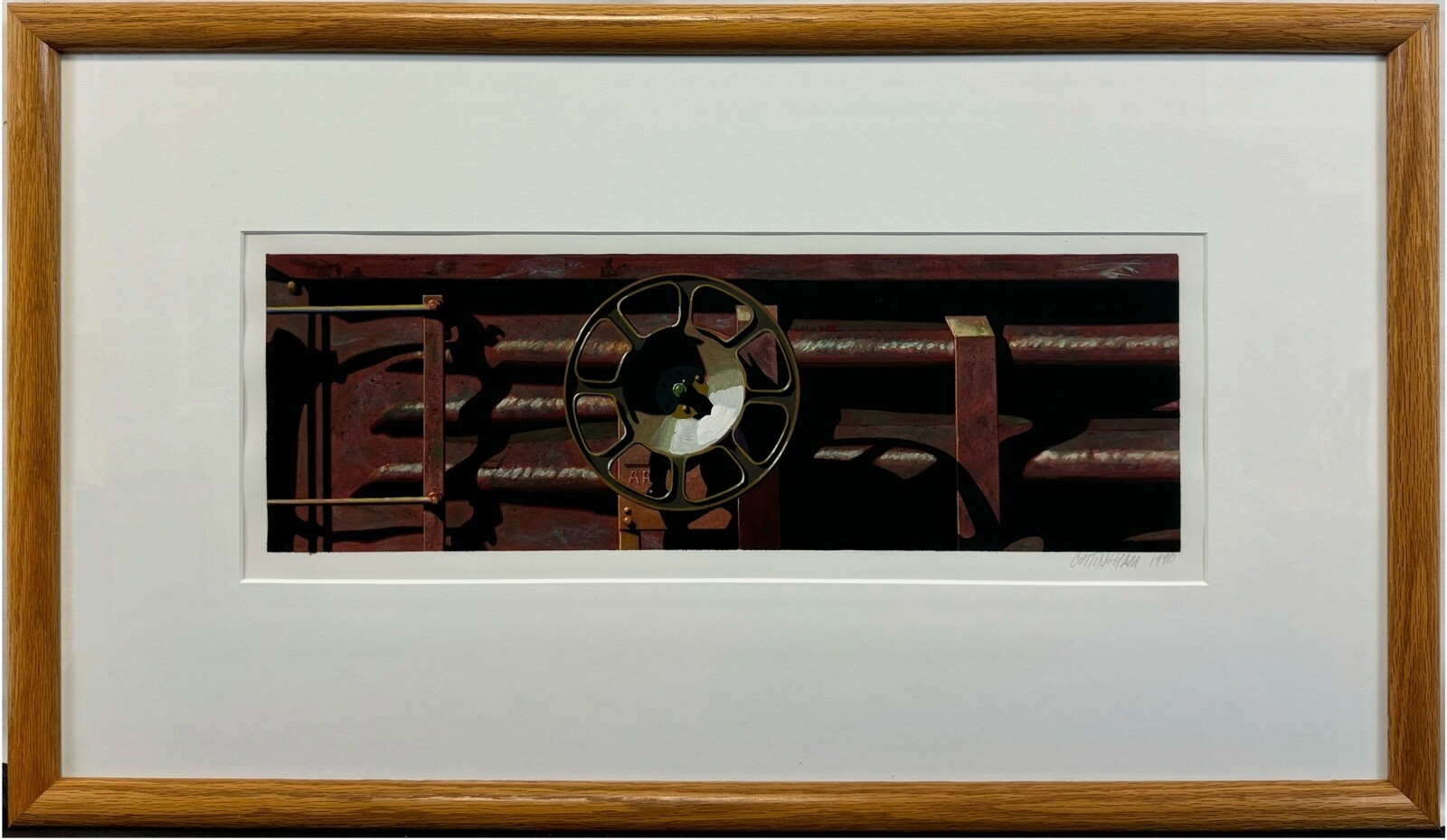 Robert Cottingham | Study for Rolling Stock Series (1990) | MutualArt