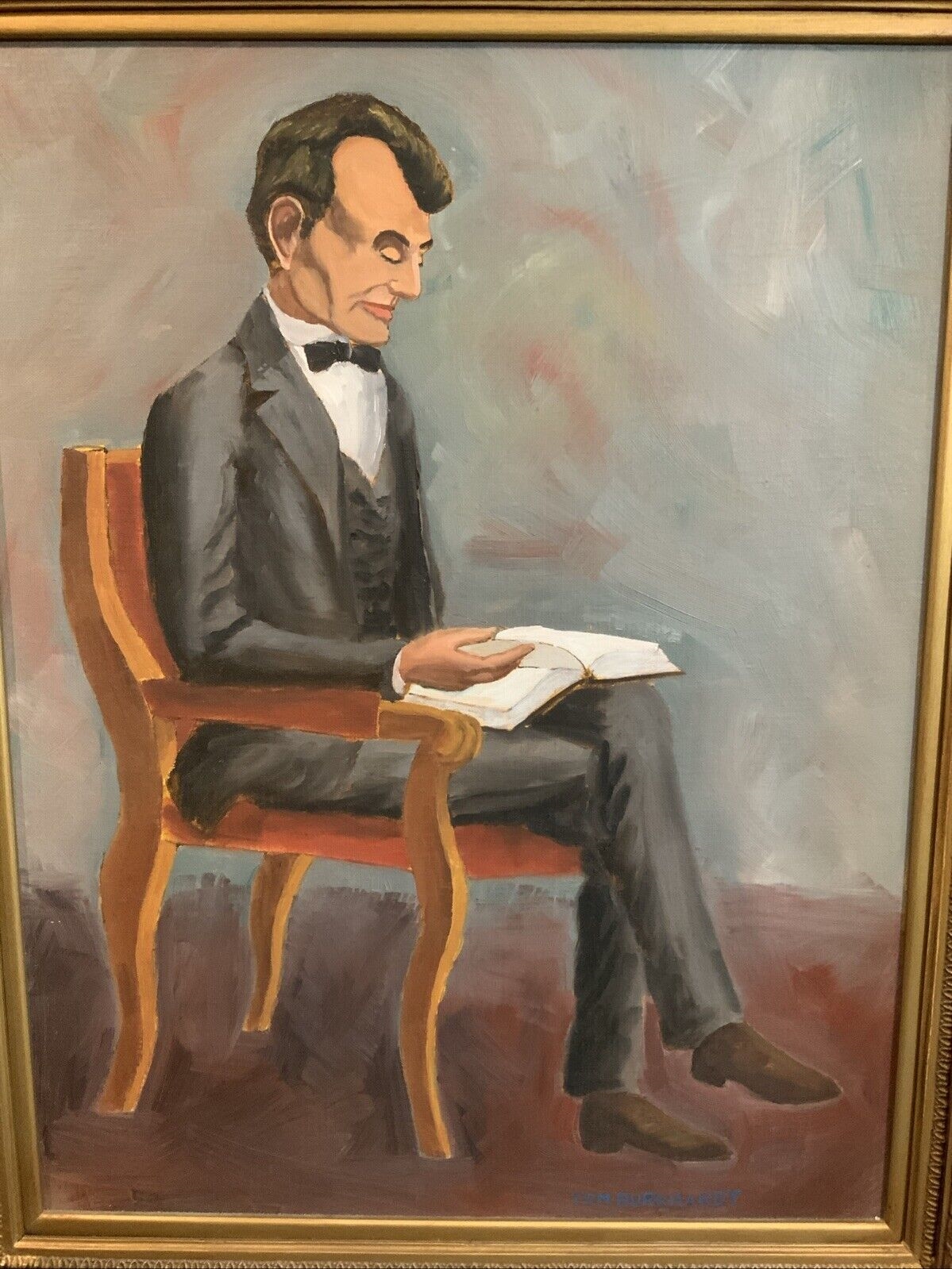 Tom Burckhardt | ORIGINAL OIL ON BOARD PAINTING BY TOM BURKHARDT ...