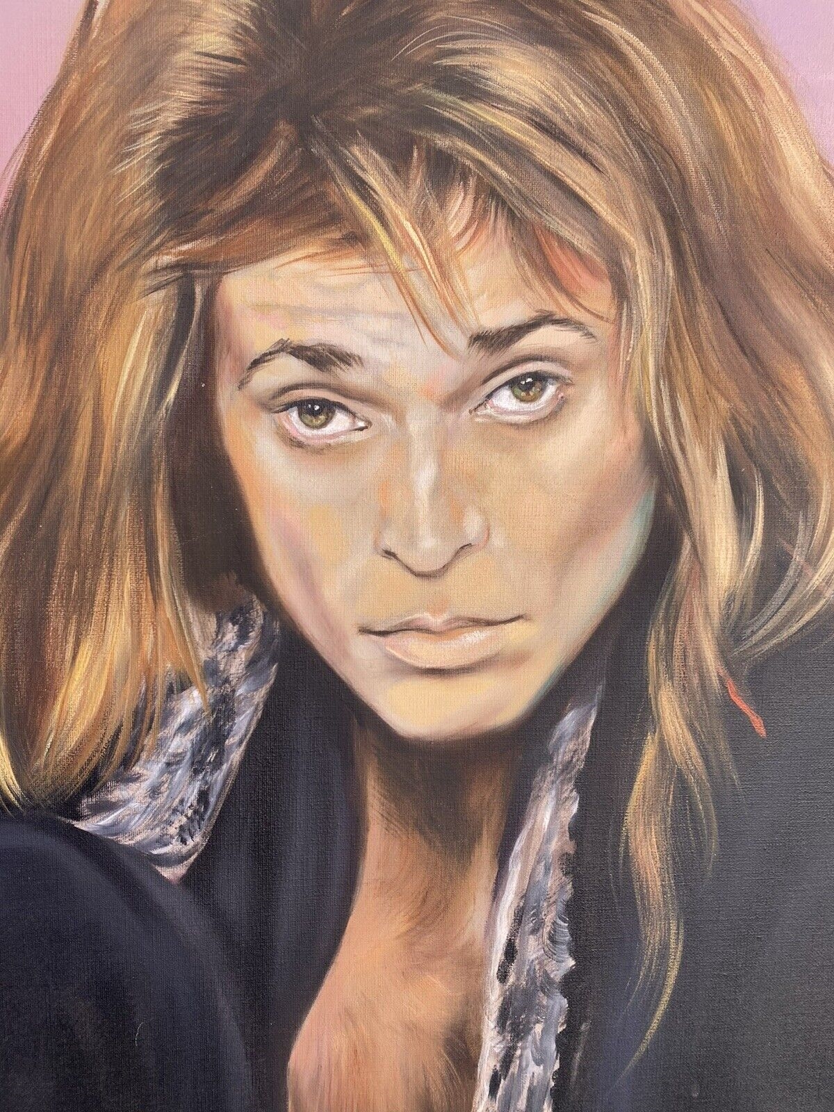 Samantha Wendell | ORIGINAL Oil Painting of DAVID LEE ROTH (1984 ...