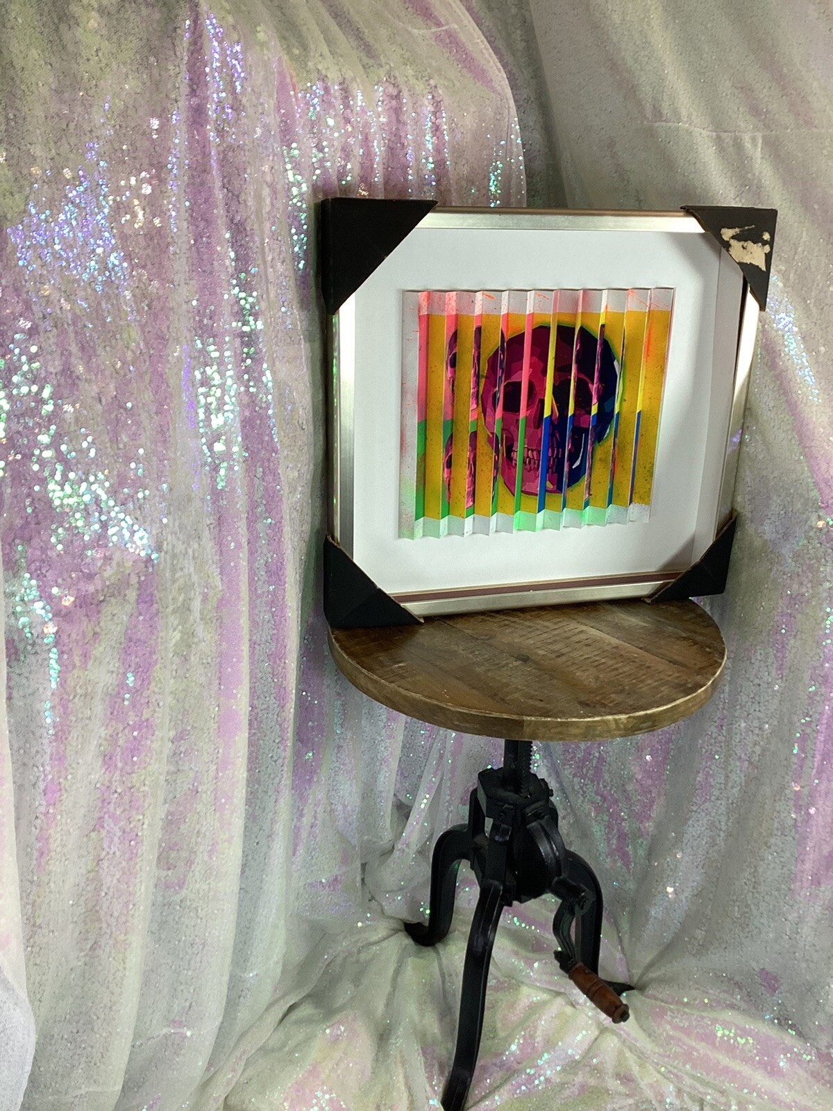 Edward Miles | 3D Polymorph Skull Framed Art (2022) | MutualArt