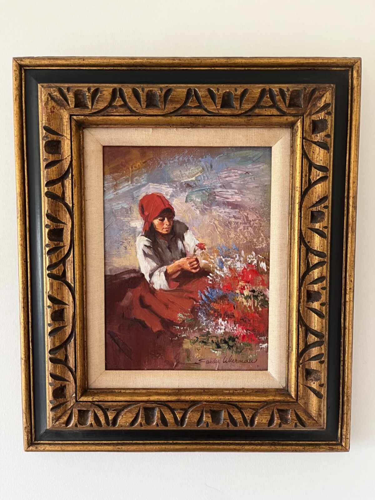 Sandu Liberman | ORIGINAL VINTAGE SANDU LIBERMAN PAINTING! Romanian ...