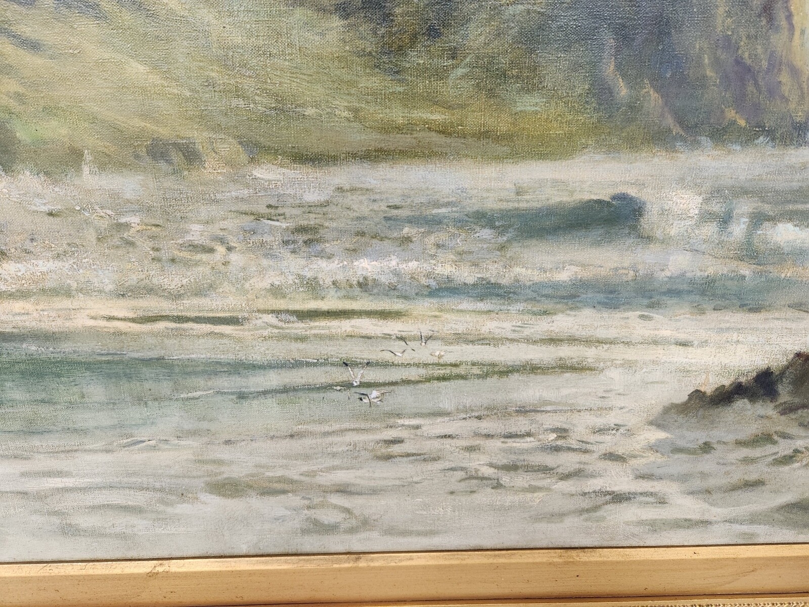 Paul Jacob Naftel | LARGE ANTIQUE 1881 PAUL JACOB NAFTEL ORIGINAL OIL ...