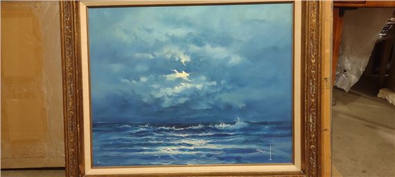 Jorge Tarallo | VINTAGE JORGE TARALLO BRAUN ORIGINAL OIL ON CANVAS ...