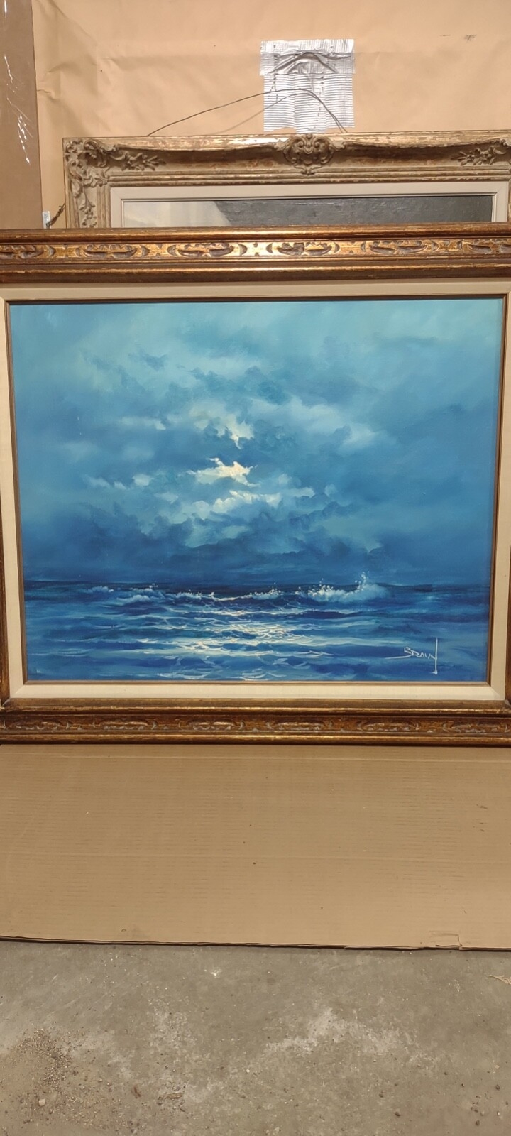Jorge Tarallo | VINTAGE JORGE TARALLO BRAUN ORIGINAL OIL ON CANVAS ...