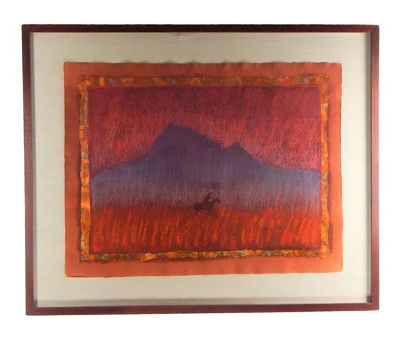 Paul Brach | Paul Brach Original One-of-a-Kind Oil on Paper Painting ...