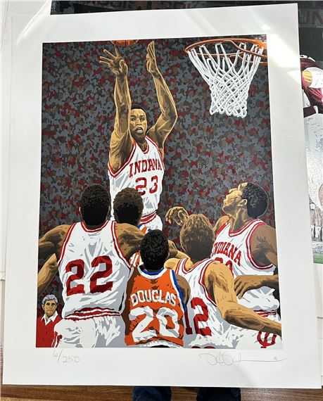 Rick Rush | National Champion Hoosiers (1987) | MutualArt