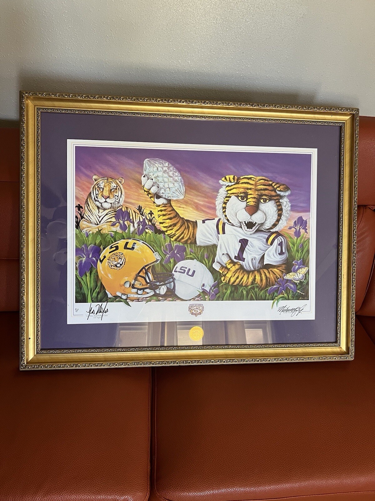Michael Hunt | LSU 2008 THE WILD THING # 69 - 5000 PAINTING IN ORIGINAL ...