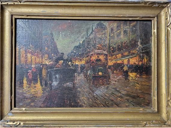 Rudolf Plessner | Oxford Street, London (1910 - 1920) | MutualArt