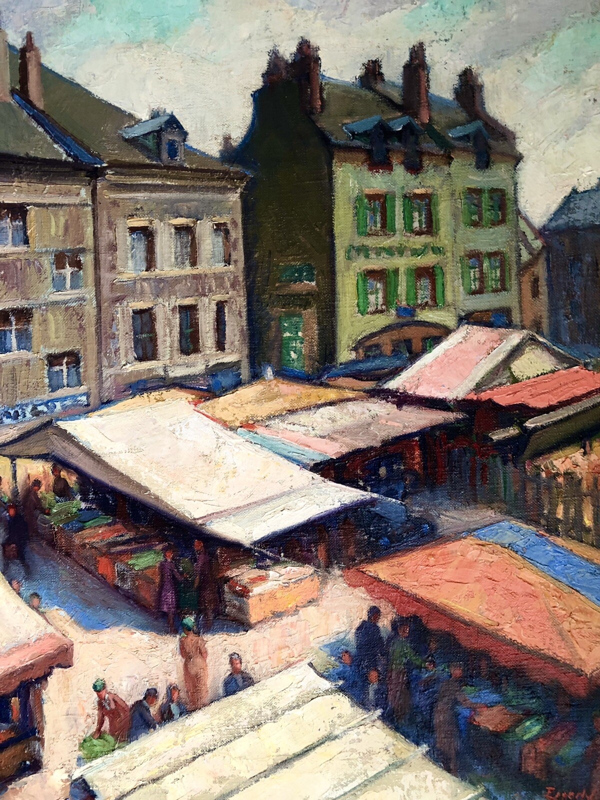 Richard Epperly | Market Day Orleans France (1962) | MutualArt