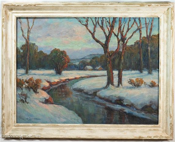William Lieberman | Winter Sunset (Early 20th Century) | MutualArt