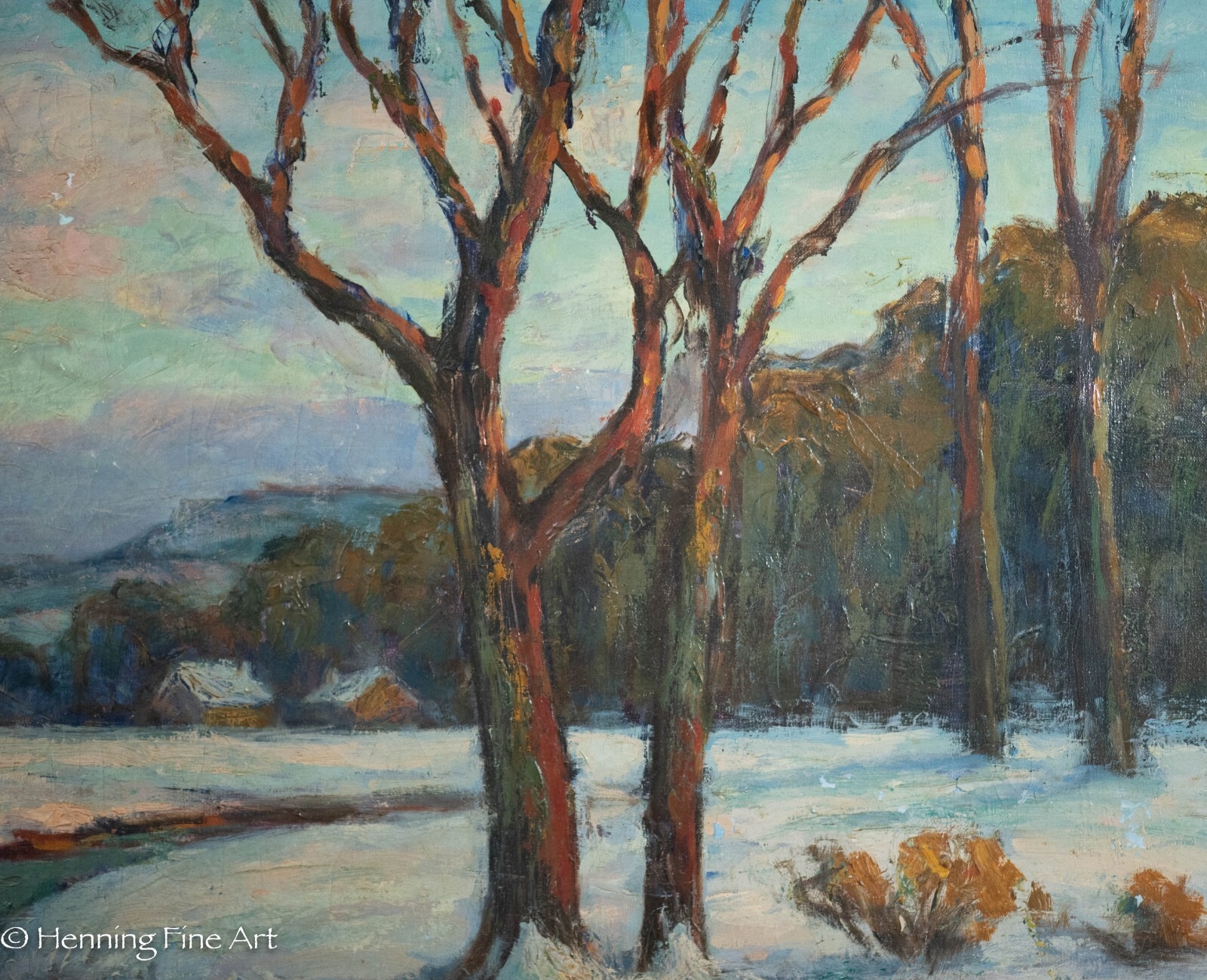 William Lieberman | Winter Sunset (Early 20th Century) | MutualArt