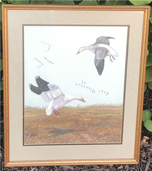 Duane Raver, Jr. | Snow Geese (1970s) | MutualArt