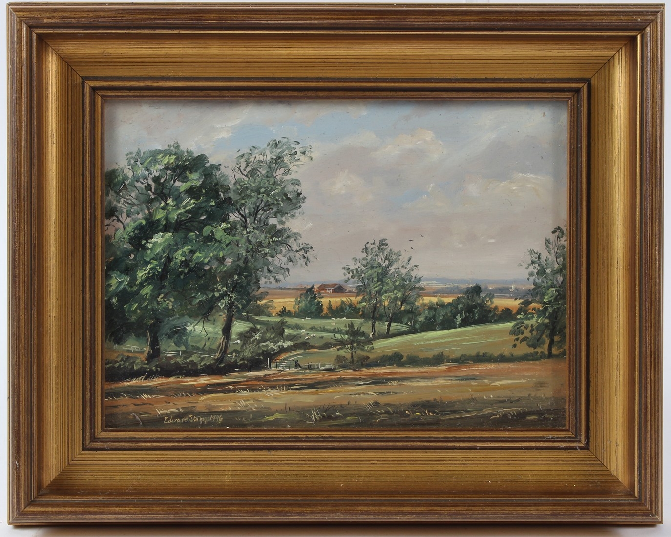 Edward Stamp | August Fields Stewkley Buckinghamshire (1996) | MutualArt