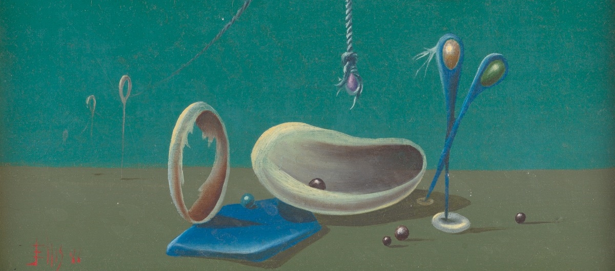John Bryant Ellis | Surrealist shell and pearls (1966) | Compare ...