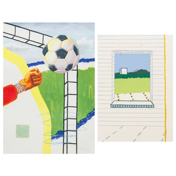 Roger Raveel | Raveel en de Mundial', 1982 (1982) | MutualArt