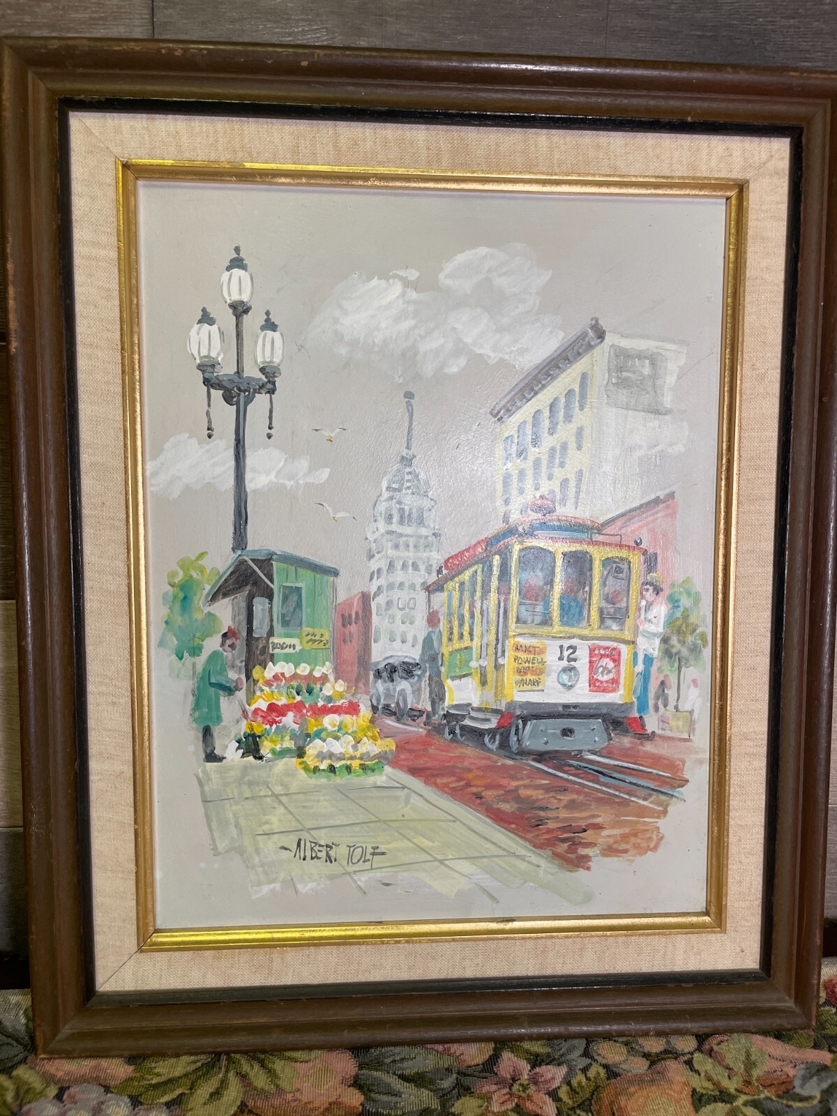 Albert Tolf | Original Albert Tolf Signed Oil Painting San Francisco ...