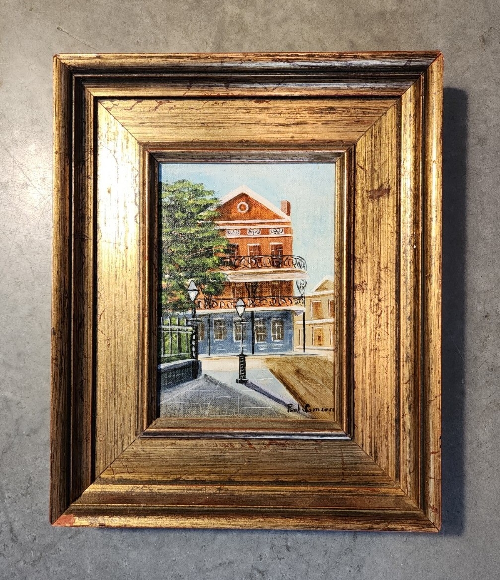 Paul Samson | Original Vintage Paul SAMSON oil On Canvas New ORLEANS ...