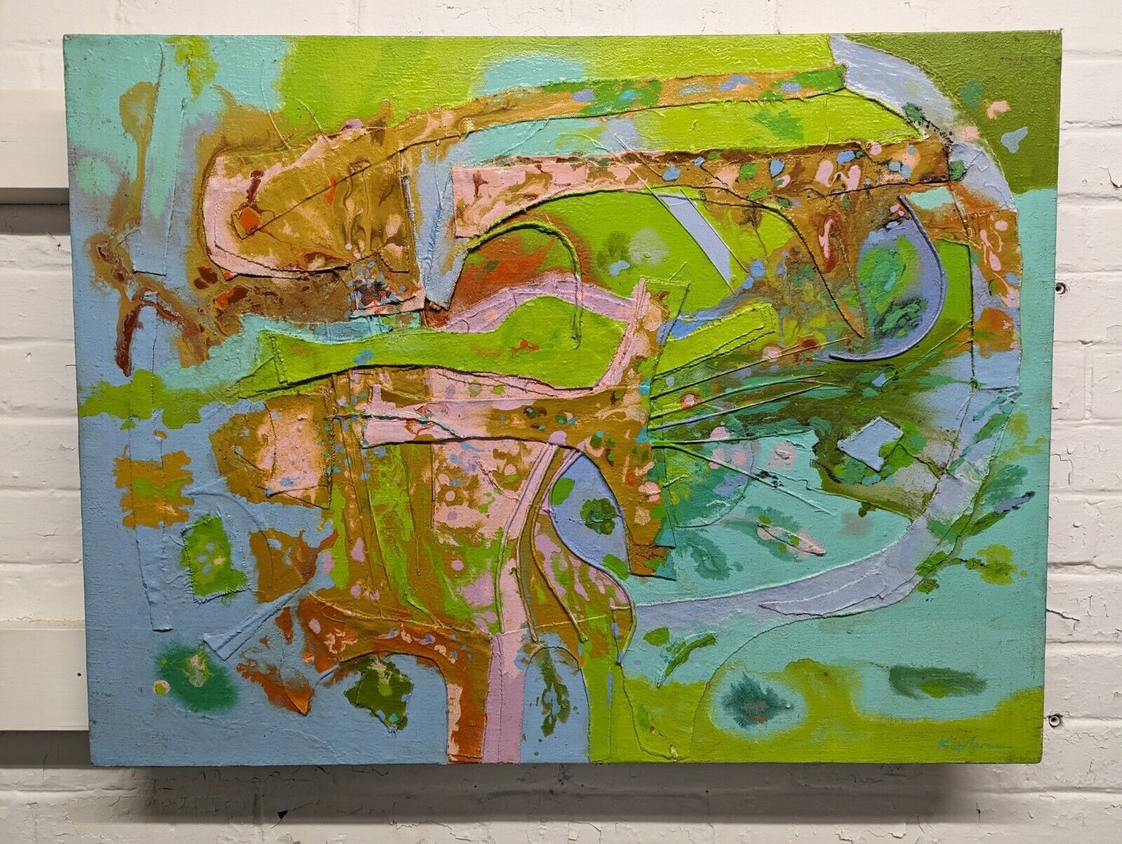 Lawrence Kupferman Vintage 60s Lawrence Kupferman Painting Boston