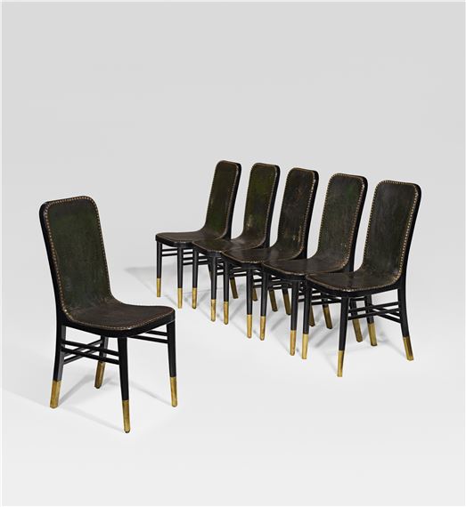 Joseph Urban | Set of Six Chairs, Model No. 405, designed for the Paul ...