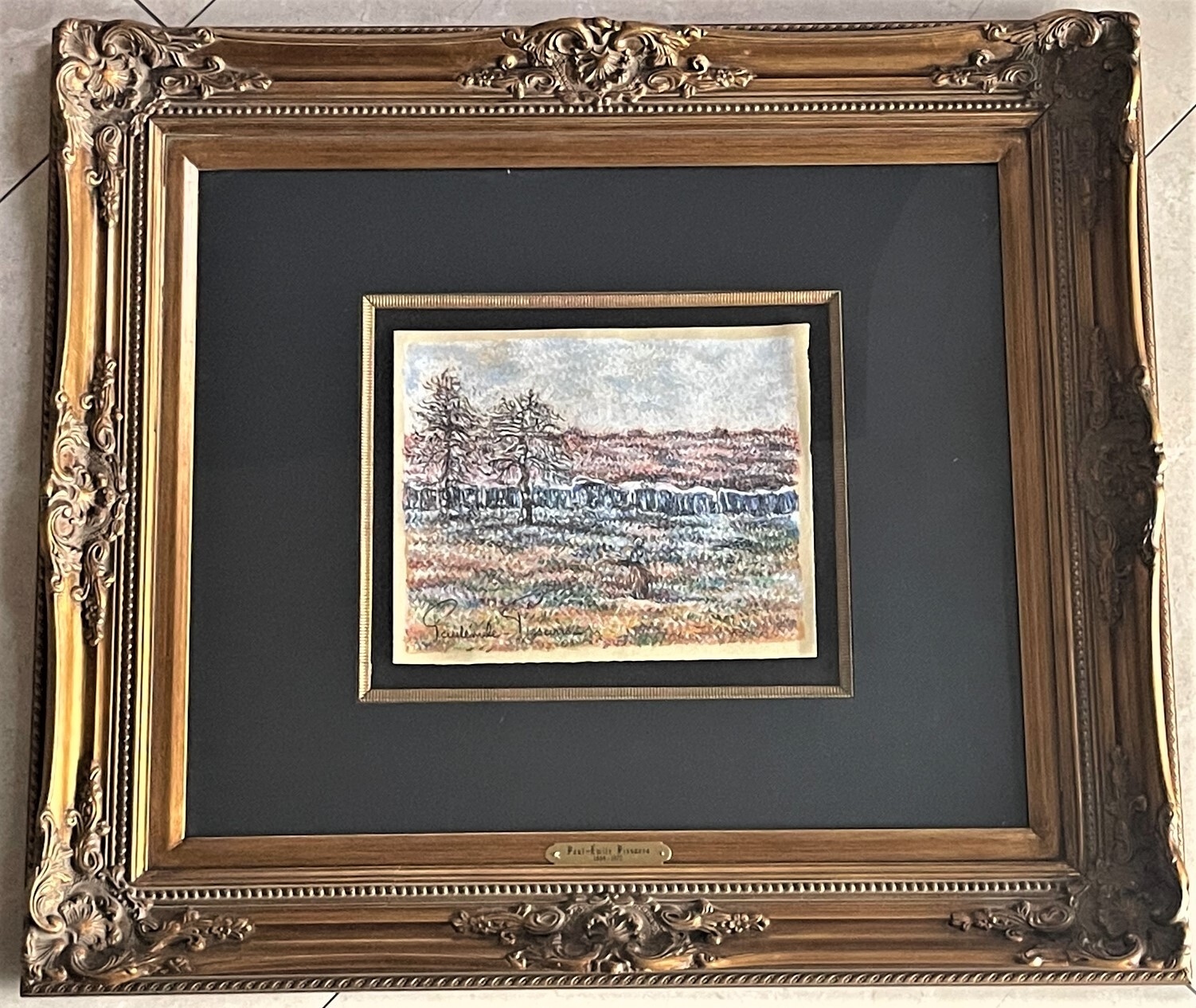 Paul Emile Pissarro | Original Pastel on Paper | MutualArt