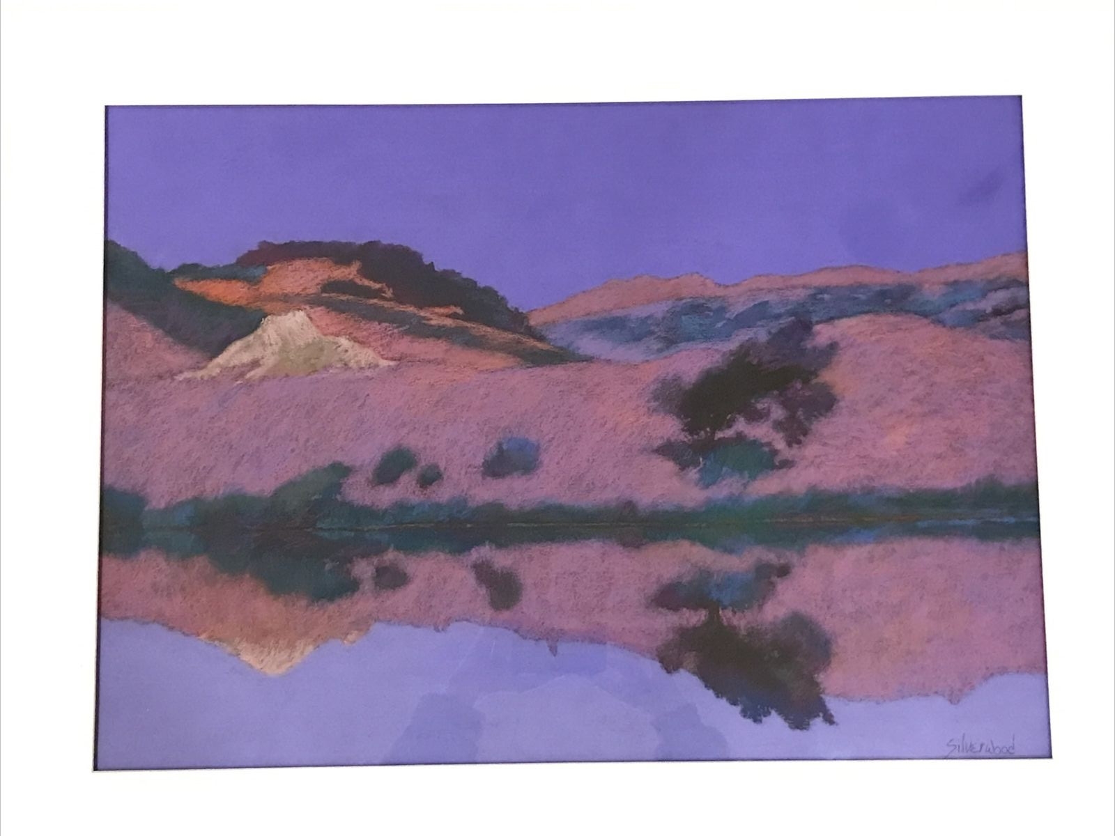 Mary Silverwood | Southwest Desert Lake Landscape (2020 - 2022) | MutualArt