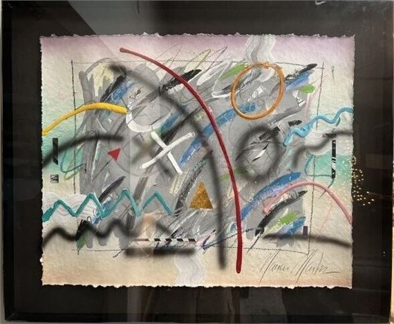 Marvin Markman | STUNNING OIL ON HEAVY PAPER UNDER A CUSTOM PLEXIGLAS ...