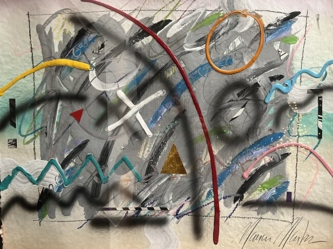 Marvin Markman | STUNNING OIL ON HEAVY PAPER UNDER A CUSTOM PLEXIGLAS ...