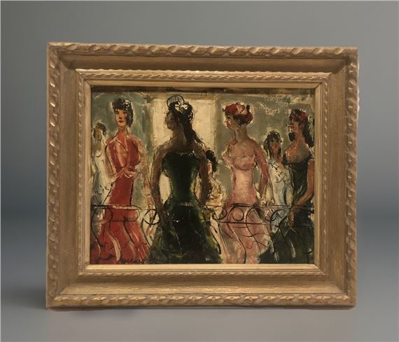 Pascal Cucaro | Ladies on a Balcony (1915) | MutualArt