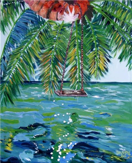 Danny Byl | Palm Tree Swing | MutualArt